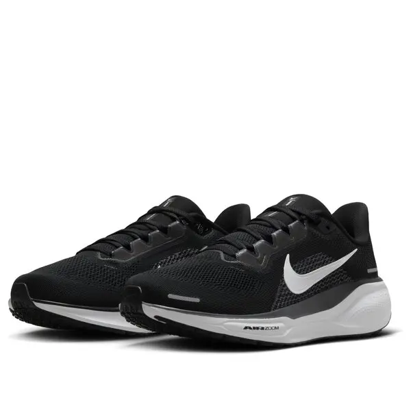 Nike Zoom Pegasus 41 Extra Wide Athletic Sneakers - White/hyper Violet/black