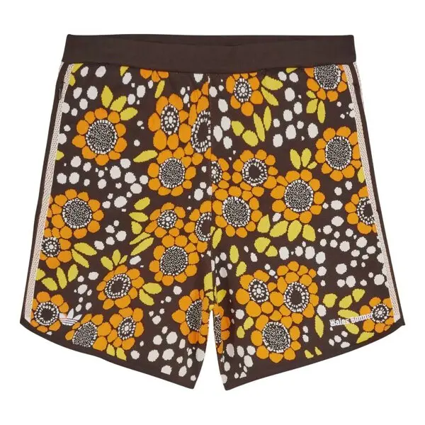 Adidas X Wales Bonner Knit Floral Shorts - Multicolor