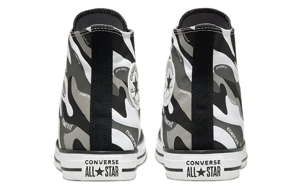 CONVERSE Chuck Taylor All Star High Top Sneakers - Black/white/gray