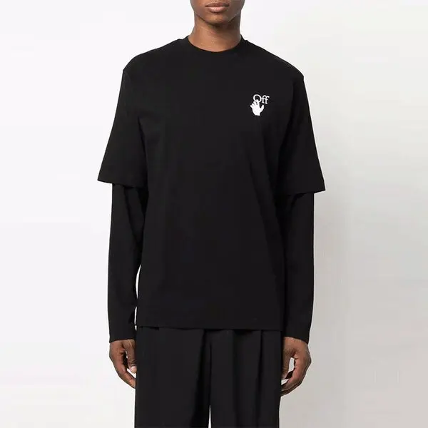 Off-White Gradient Arrow Long Sleeves Loose Fit T-shirt