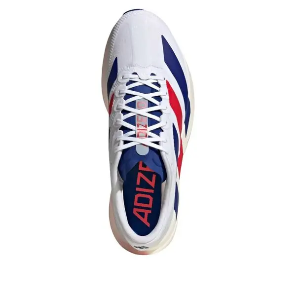 Adidas Adizero Evo Sl Woven Sneakers - Cloud White/mystery Ink/pure Ruby