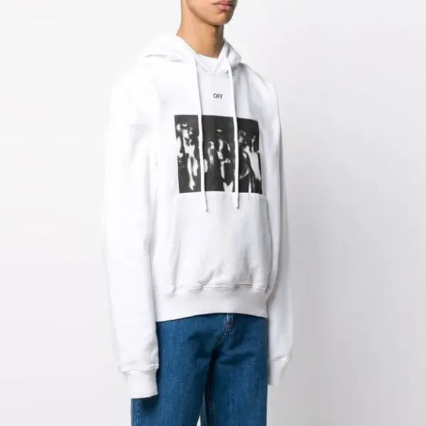 Off-White Spray Painting Oversized Hoodie