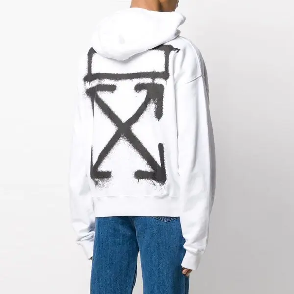 Off-White Spray Painting Oversized Hoodie