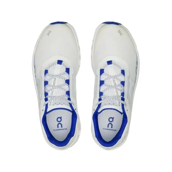 On Cloudmonster Sneakers - White/blue