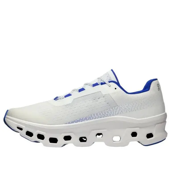 On Cloudmonster Sneakers - White/blue
