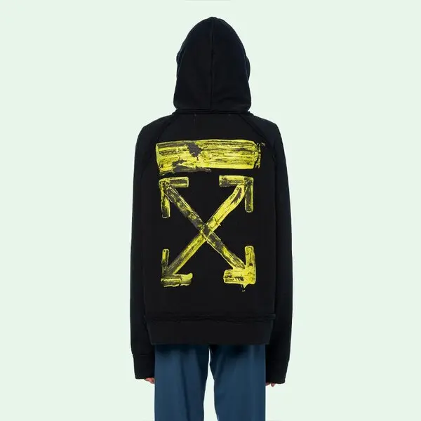 Off-White Arrow Gradient Drawstring Hoodie