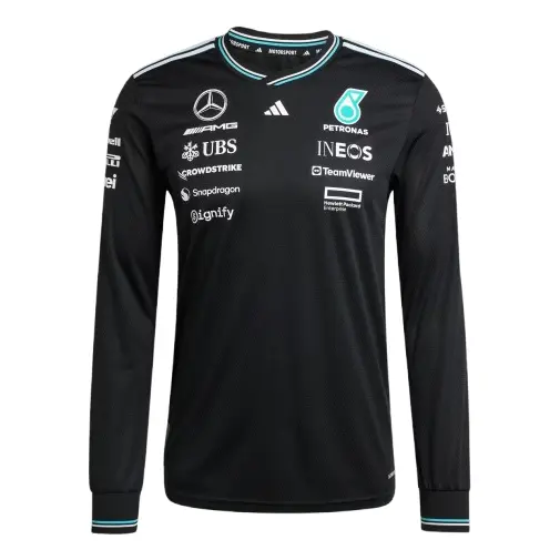 Adidas X Mercedes Amg Petronas Formula One Team Driver Shirt - Black
