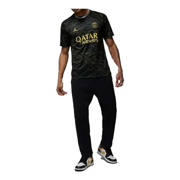 JORDAN Paris Saint-germain 2023/24 Stadium Force Jersey - Black/yellow