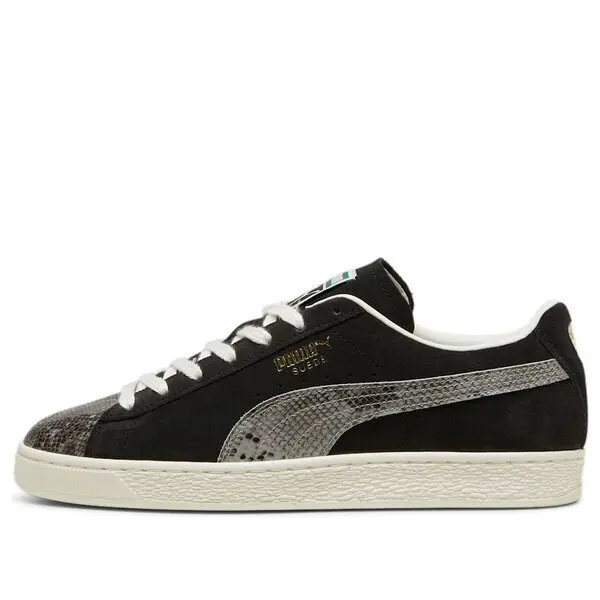 PUMA Suede Split Sneakers - Black/smoke Grey/frosted Ivory