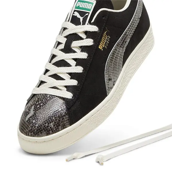 PUMA Suede Split Sneakers - Black/smoke Grey/frosted Ivory
