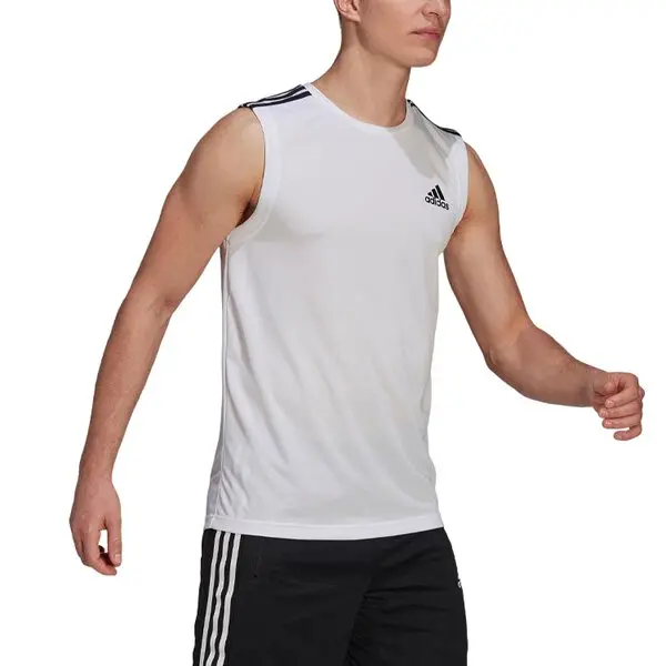 Adidas Training Vest With Logo Detail