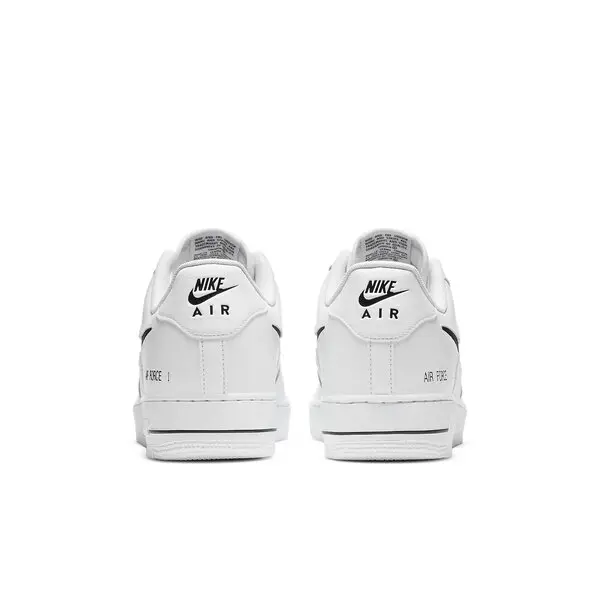 Nike Force 1 '07 Lv8 "cut Out Swoosh" Sneakers - White/black