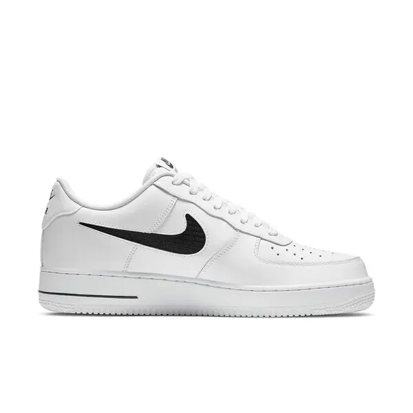 Nike Force 1 '07 Lv8 "cut Out Swoosh" Sneakers - White/black