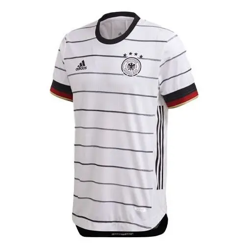Adidas Germany 20-21 Season Home Short Sleeve Jersey - White