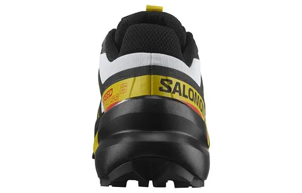 SALOMON Speedcross 6 Athletic Sneakers - Black/white/yellow