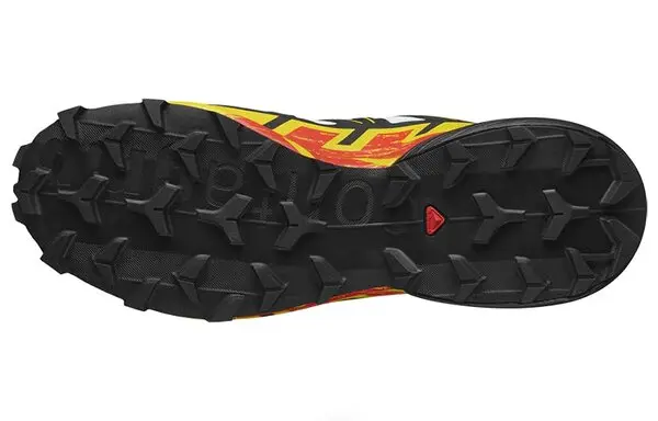 SALOMON Speedcross 6 Athletic Sneakers - Black/white/yellow