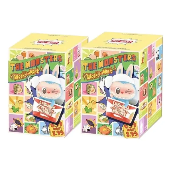 POP MART The Monsters Labubu Wacky Mart Figure Sealed Cases - Multi-color