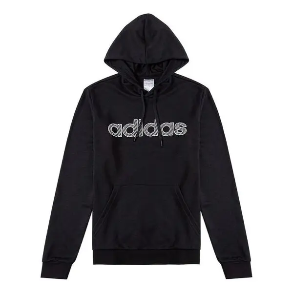 Adidas Neo Alphabet Printing Drawstring Hoodie - Default Color