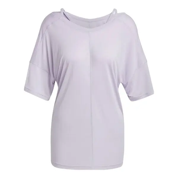 Adidas Yoga Studio Oversized T-shirt - Purple