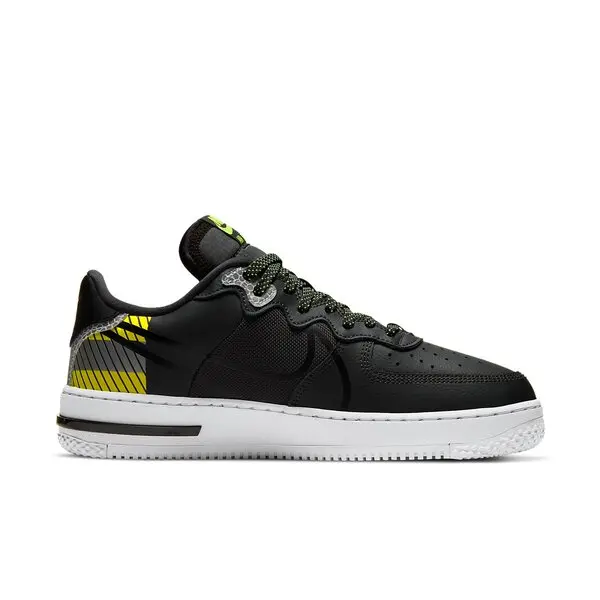 Nike 3m X Air Force 1 React Lx "anthracite Volt" Sneakers