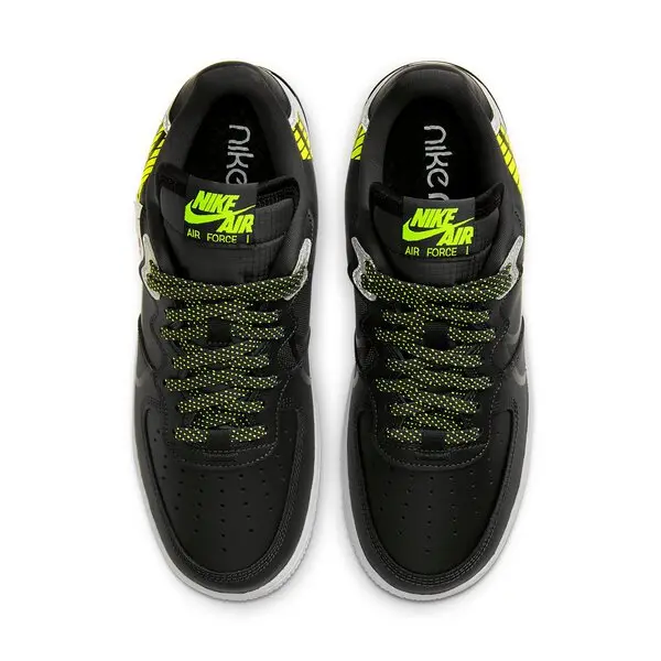 Nike 3m X Air Force 1 React Lx "anthracite Volt" Sneakers