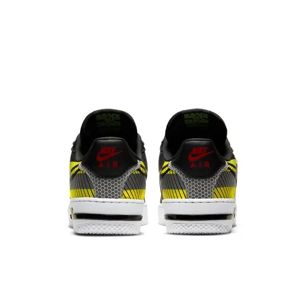 Nike 3m X Air Force 1 React Lx "anthracite Volt" Sneakers