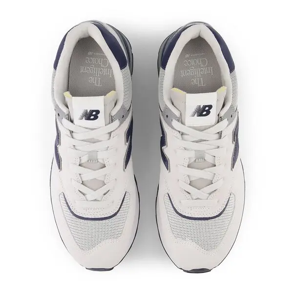 NEW BALANCE 574 Athletic Sneakers - White/grey/blue