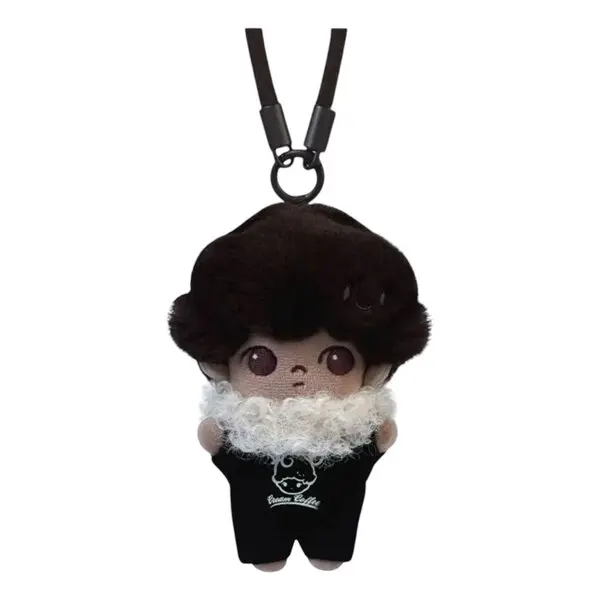 POP MART Dimoo Crush On Coffee Plush Keychain Heartfelt Espresso Secret Edition - Multi-color