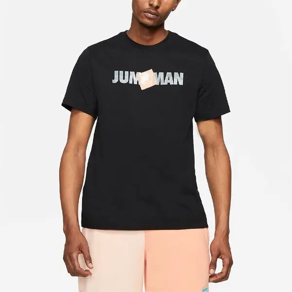 Nike As J Jmc Ss Hbr Ctn Crew - Black