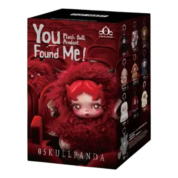 POP MART Skullpanda You Found Me Plush Doll Pendant - Multi-color