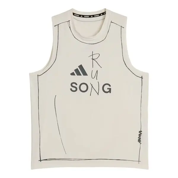 Adidas X Sftm Adi365 Running Tank Top - Chalk White