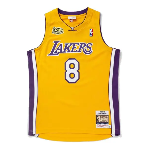 Mitchell & Ness Nba Kobe Bryant Los Angeles Lakers 2000/01 Jersey #8 - Yellow