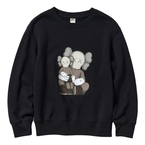Uniqlo Kaws Tokyo Graphic Ut Sweatshirt - Black