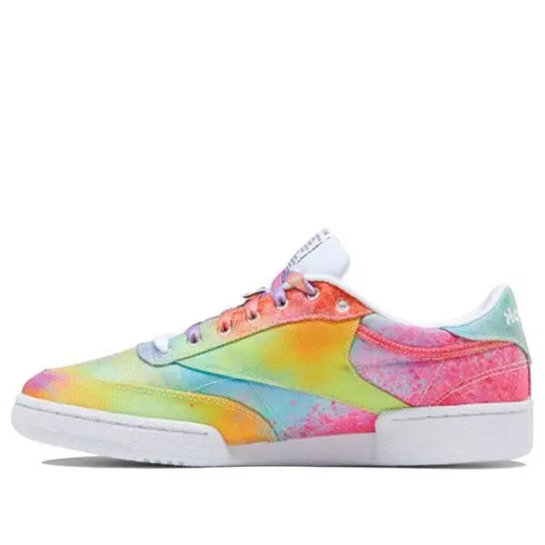 REEBOK Club C 85 "pride" Low Top Sneakers - Red/orange/blue