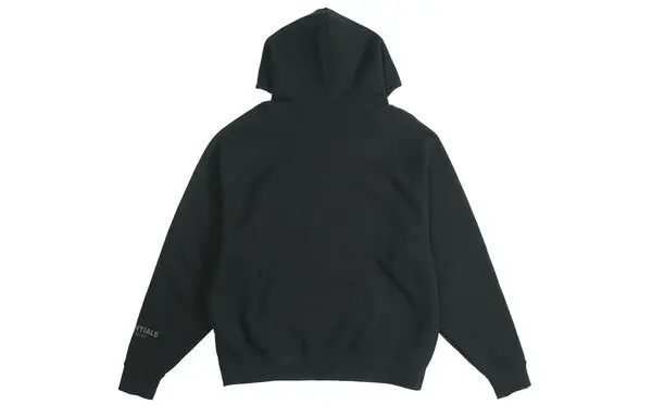 Fear Of God Logo Hoodie - Black