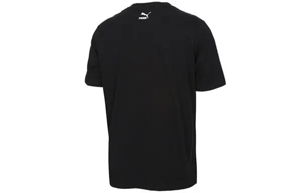 PUMA Leopard Print Pattern Casual Sports Breathable Short Sleeve