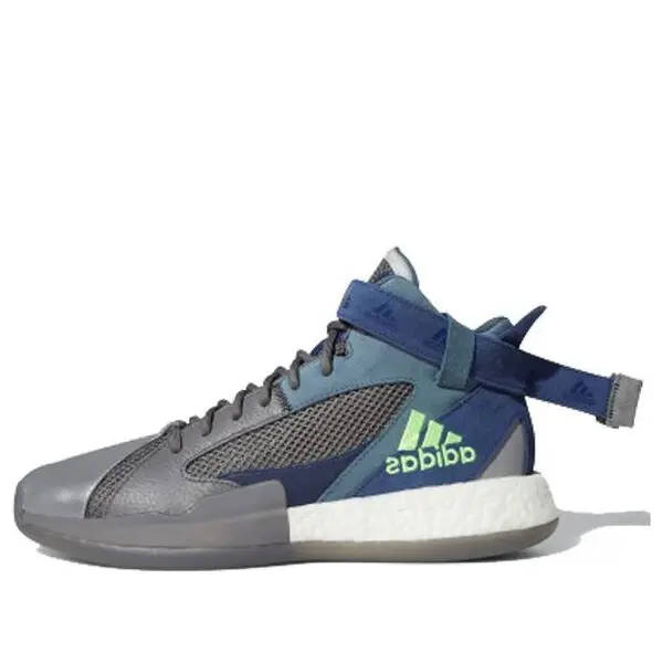 Adidas Posterize "grey Legacy " High Top Sneakers - Blue