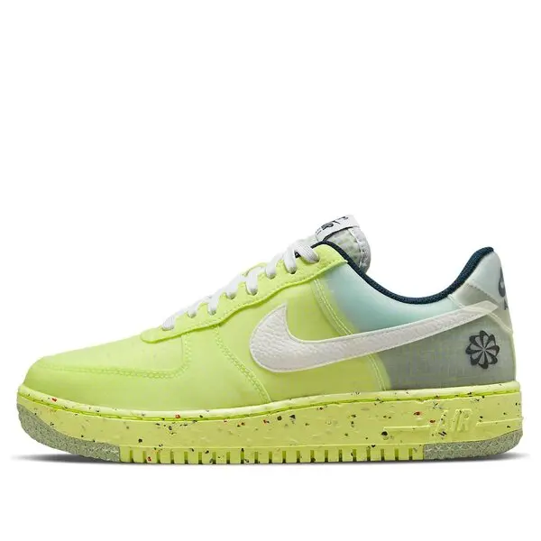 Nike Force 1 Crater Low Top Sneakers - Yellow
