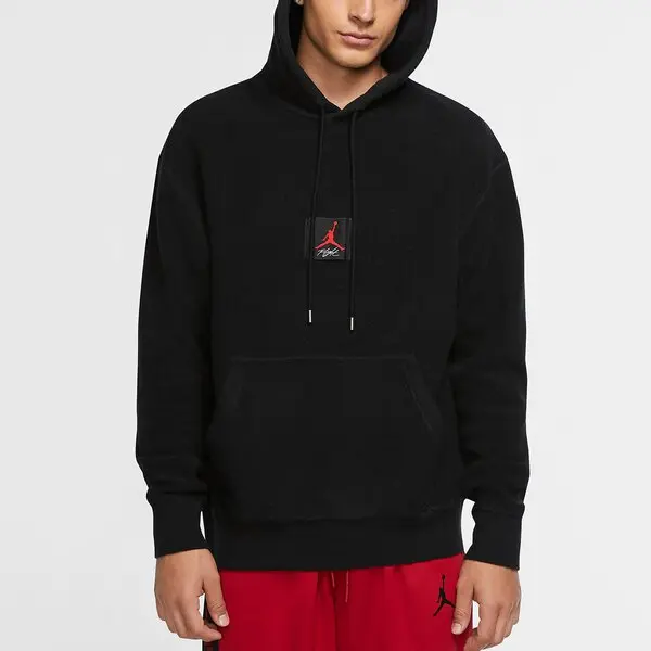JORDAN Air Flight Logo Pullover - Black