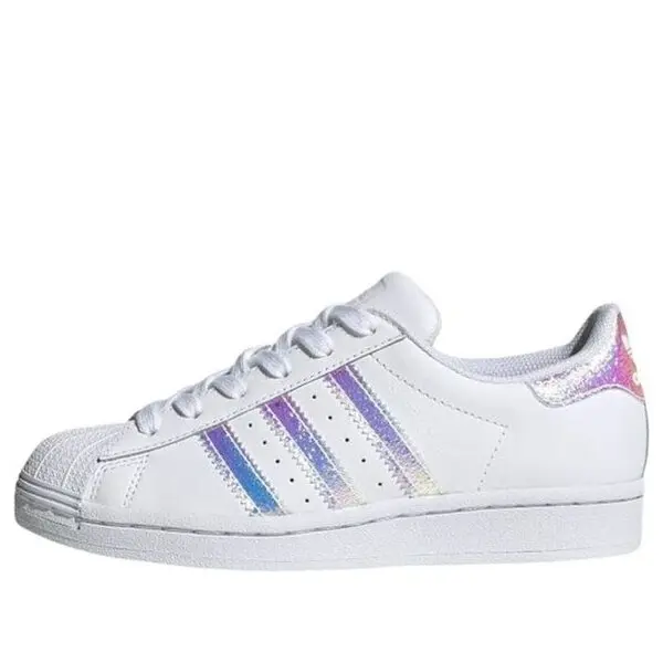 Adidas Superstar J Iridescent Sneakers - White