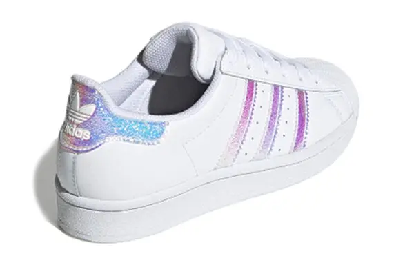 Adidas Superstar J Iridescent Sneakers - White