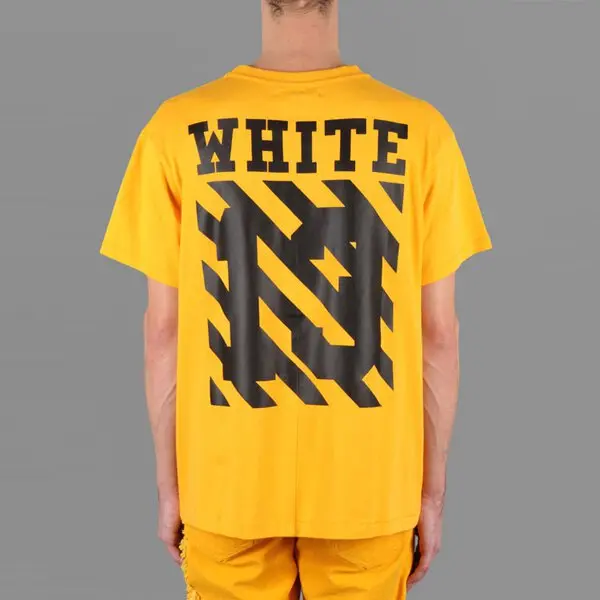 Off-White Graphic Print Short Sleeve T-shirt
