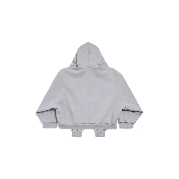 Balenciaga Incognito Boxy Zip-up Hoodie Large Fit