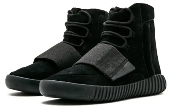 Adidas Yeezy Boost 750 "triple Black" High Top Sneakers - Cblack/cblack/cblack