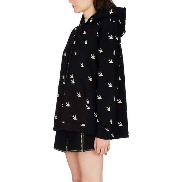 Alexander McQueen Printed Logo Hoodie