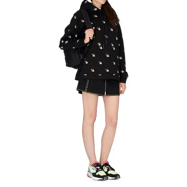 Alexander McQueen Printed Logo Hoodie