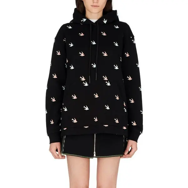 Alexander McQueen Printed Logo Hoodie