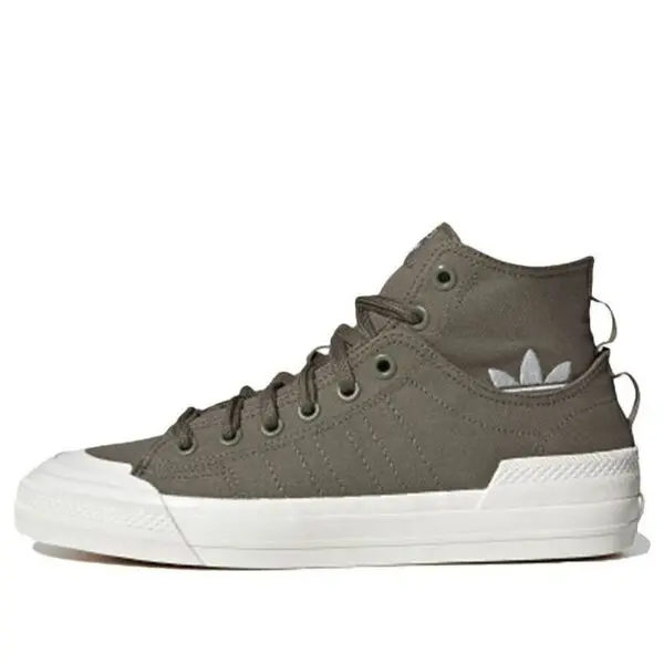 Adidas Nizza High Top Lace-up Sneakers - Green