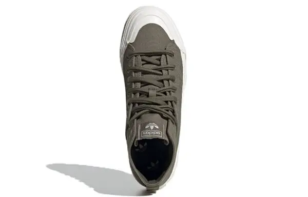 Adidas Nizza High Top Lace-up Sneakers - Green