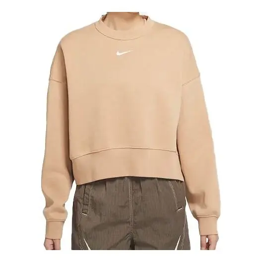 Nike Logo Print Crewneck Pullover - Default Color